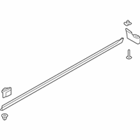 87751-4Z000 Genuine Hyundai MOULDING ASSEMBLY-SIDE SILL,LH