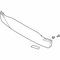 87370-D3030 Genuine Hyundai MOULDING ASSY-BACK PANEL