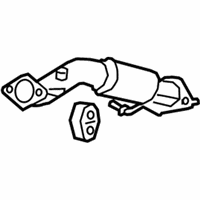 28610-D3540 - Genuine Hyundai MUFFLER ASSEMBLY-FRONT