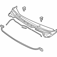 86150-3X000 Genuine Hyundai Cover Assembly-Cowl Top