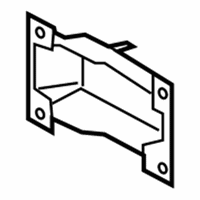 86642-3Q500 - Genuine Hyundai STAY-REAR BUMPER RH