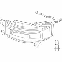 92406-S8000 - Genuine Hyundai LAMP ASSY-REAR FOG & R/REFL,RH