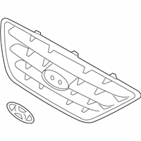 86360-2D500 Genuine Hyundai Radiator Grille Assembly, Lower
