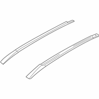 87270-0W100 Genuine Hyundai Rack Assembly-Roof LH