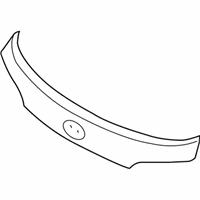 87371-2S000 - Genuine Hyundai GARNISH-TAIL GATE,UPPER