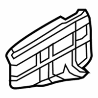 86652-3X000 Genuine Hyundai GUARD-REAR BUPMER LOWER