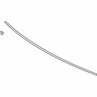 86357-G3000 Genuine Hyundai Strip Assembly-Front Bumper Upper