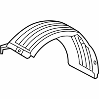 86822-A5000 Genuine Hyundai Rear Wheel Guard Assembly,Right