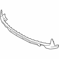 86612-G3700 - Genuine Hyundai COVER-RR BUMPER LWR