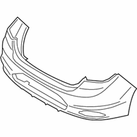 86611-F3500 Genuine Hyundai Rear Bumper Cover, Upper