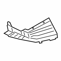 86692-F2NA0 Genuine Hyundai Cover-RR BPR Under,RH