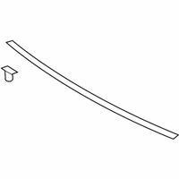 86357-2M300 Genuine Hyundai Strip Assembly-Front Bumper Upper