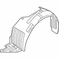 86812-A5000 Genuine Hyundai Front Wheel Guard Assembly,Right