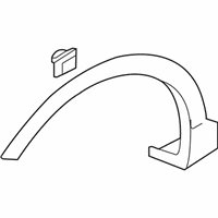 87711-4Z000 Genuine Hyundai Garnish Assembly-Fender Side,LH