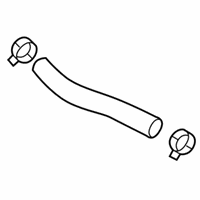 25414-F2500 Genuine Hyundai Hose Assembly-Radiator,Upper