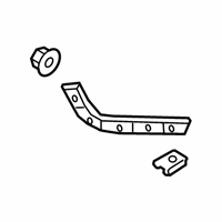 86652-S2000 Genuine Hyundai Bracket-Assembly RR BPR Side UPR,R