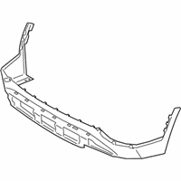 86612-S2000 Genuine Hyundai COVER-RR BUMPER LWR