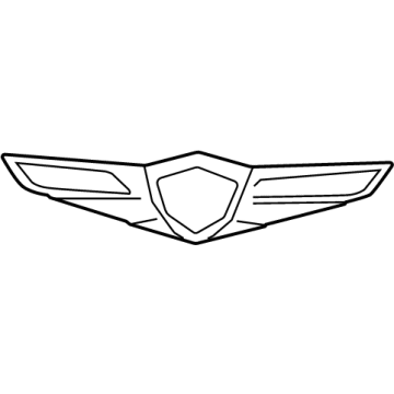 86300-AR000 Genuine Hyundai SYMBOL MARK-GENESIS