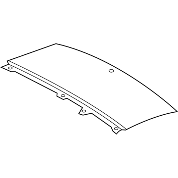 67116-G9030 Genuine Hyundai Panel-Wide SUNROOF Rear