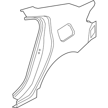 71503-G9C20 Genuine Hyundai Panel Assembly-Quarter Outer,LH