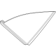 87860-CW001 Genuine Hyundai GARNISH ASSY-C.PILLAR,RH