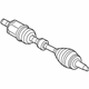 49501-C2380 Genuine Hyundai Shaft Assembly-Drive,RH