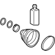 495L1-AA100 Genuine Hyundai JOINT & SHAFT KIT-WHEEL SIDE,L