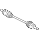 49501-L0000 Genuine Hyundai Shaft Assembly-Drive,RH