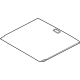 85750-CW000 Genuine Hyundai Tray-Luggage,Center