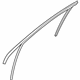 82540-S1000 Genuine Hyundai Run Assembly-FR Dr WDO Glass RH