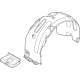 86812-L0300 Genuine Hyundai Front Wheel Guard Assembly,Right