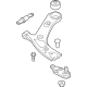 54500-P2000 Genuine Hyundai ARM COMPLETE-FR LWR,LH