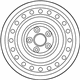 52910-F2BA0 Genuine Hyundai Aluminium Wheel Assembly