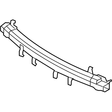 86630-0W700 Genuine Hyundai Impact Bar