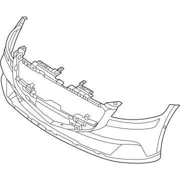 86550-JI000 Genuine Hyundai COVER-FR BUMPER