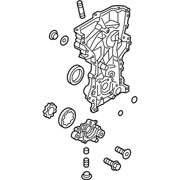 21350-2E030 Genuine Hyundai Cover Assembly-Timing Chain